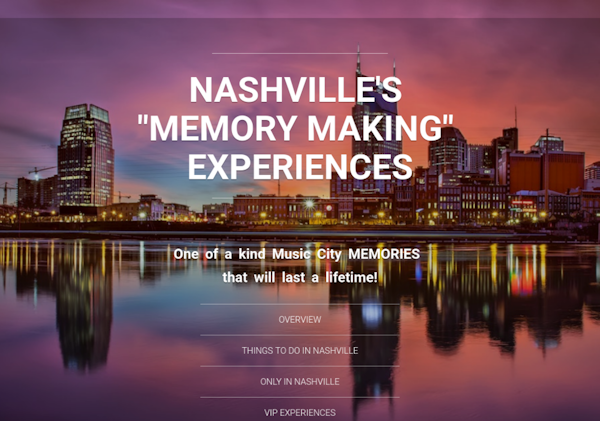Nashville's "MEMORY MAKING" Experiences - Maple Ridge Events