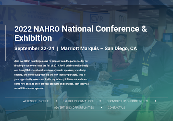 2022 NAHRO National Conference & Exhibition September 22-24 | Marriott ...