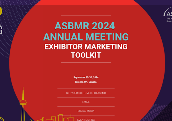 ASBMR 2024 Annual MeetingExhibitor Marketing Toolkit - ASBMR