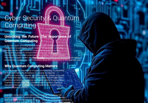 Cyber Security Quantum Computing Paul Leongas